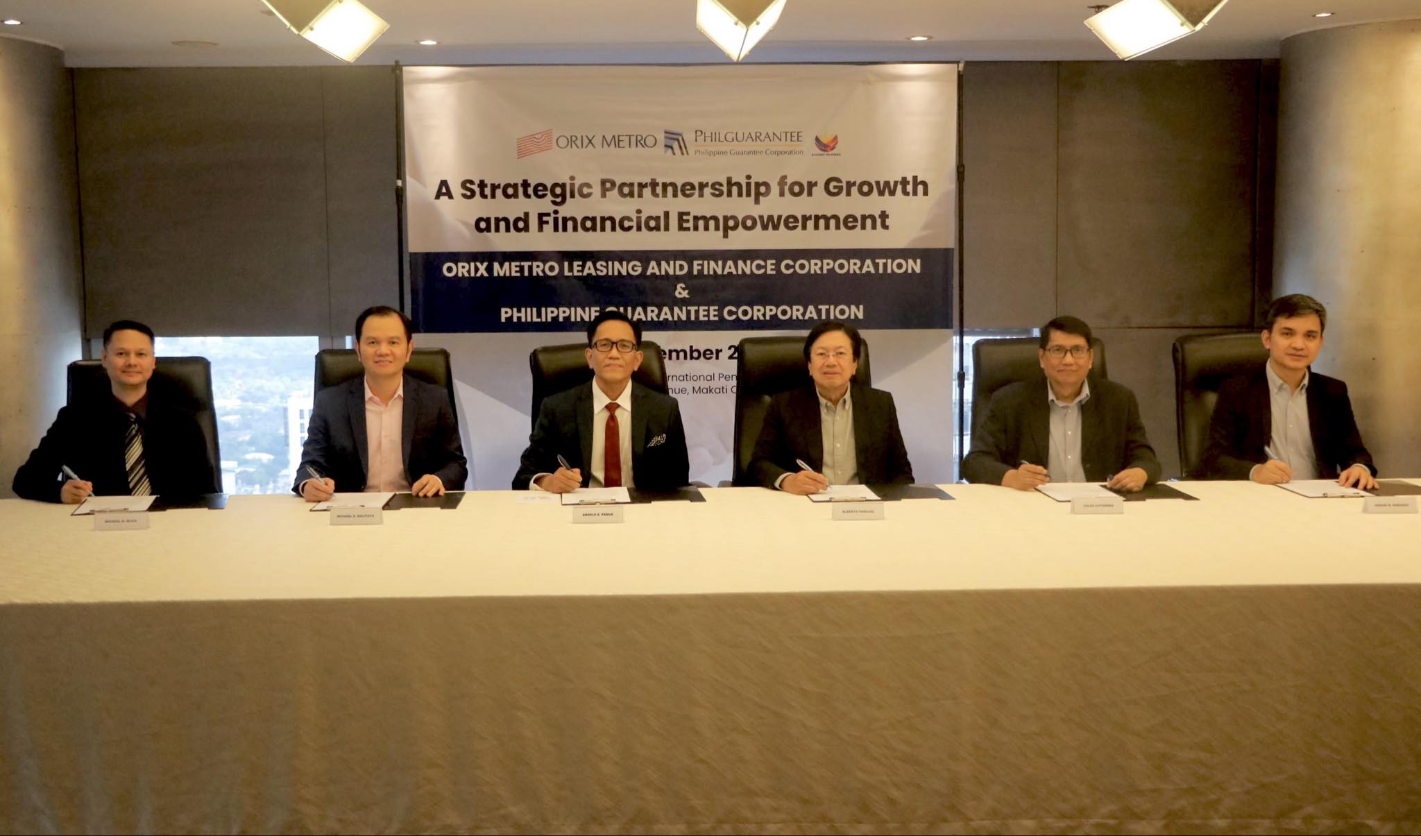 ORIX METRO and PHILGUARANTEE Expand Partnership to Boost Small Business ...