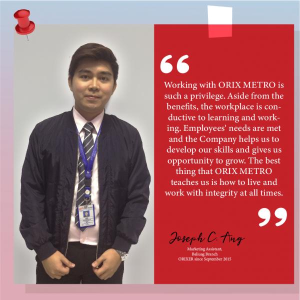 Testimonials | ORIX Metro Leasing and Finance Corporation